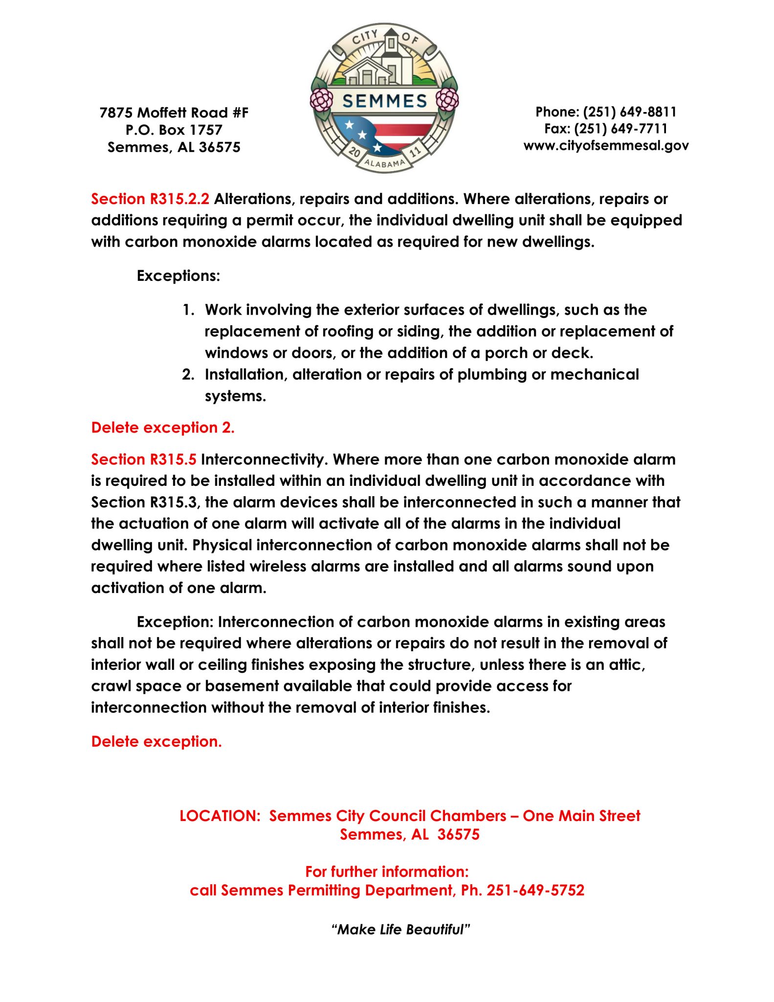 News - City of Semmes
